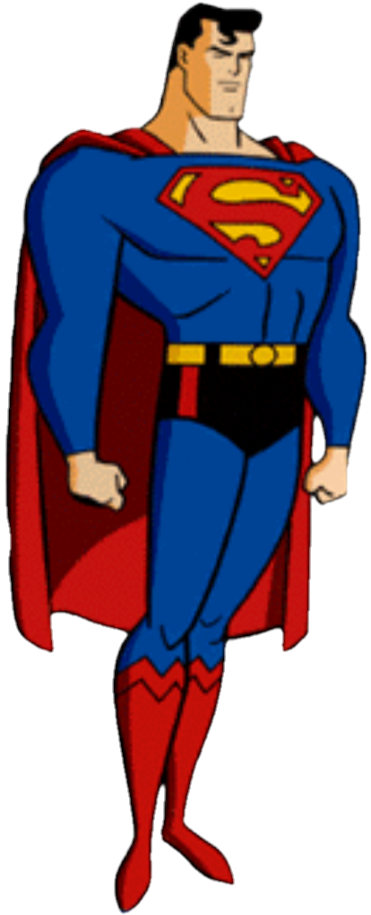 Superman Dcau Style By Cyberman001 On Deviantart