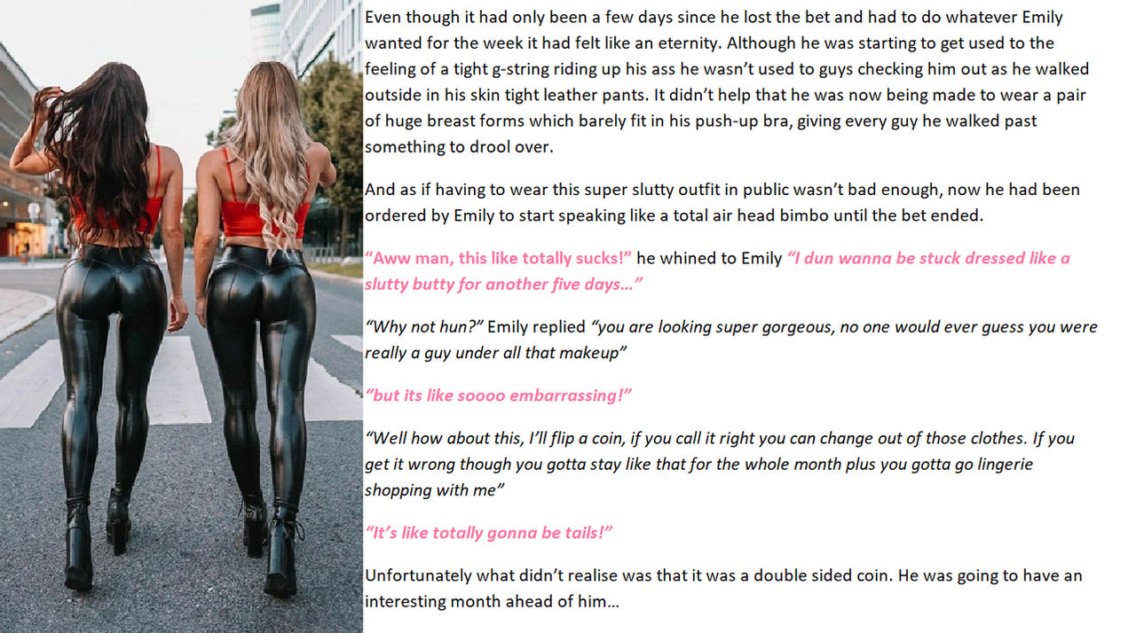 TG Caption - Losing the Bet Part 2 by Nighttimecity on DeviantArt TG Caption - Losing the Bet Part 2 by Nighttimecity on DeviantArt