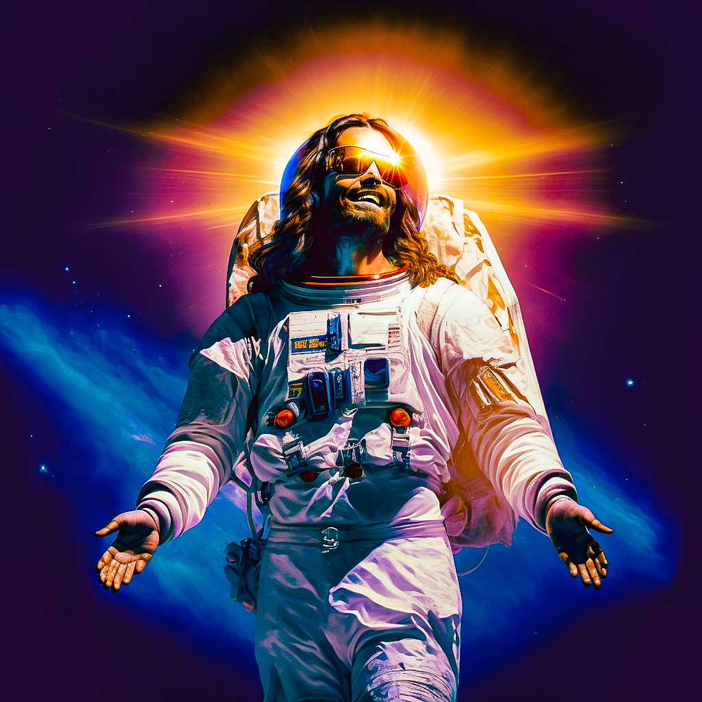 Space Jesus By Invinnieveritas On Deviantart