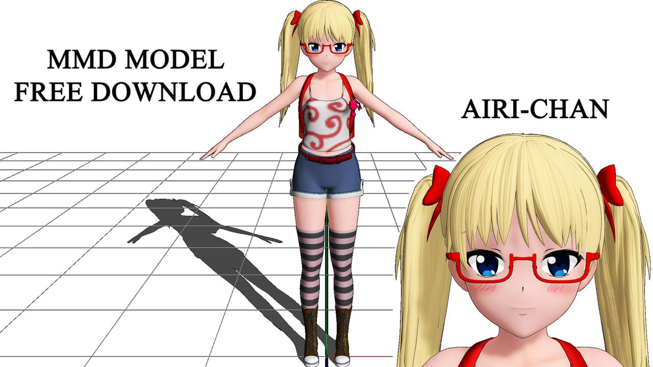 Free Dl Akitsu Airi Oni Chichi By Mmdcole On Deviantart