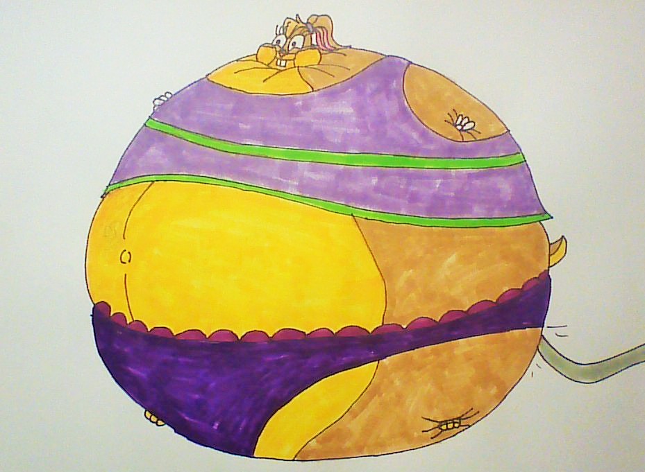 Lola Bunny Ballooned By Mjlegacy On Deviantart