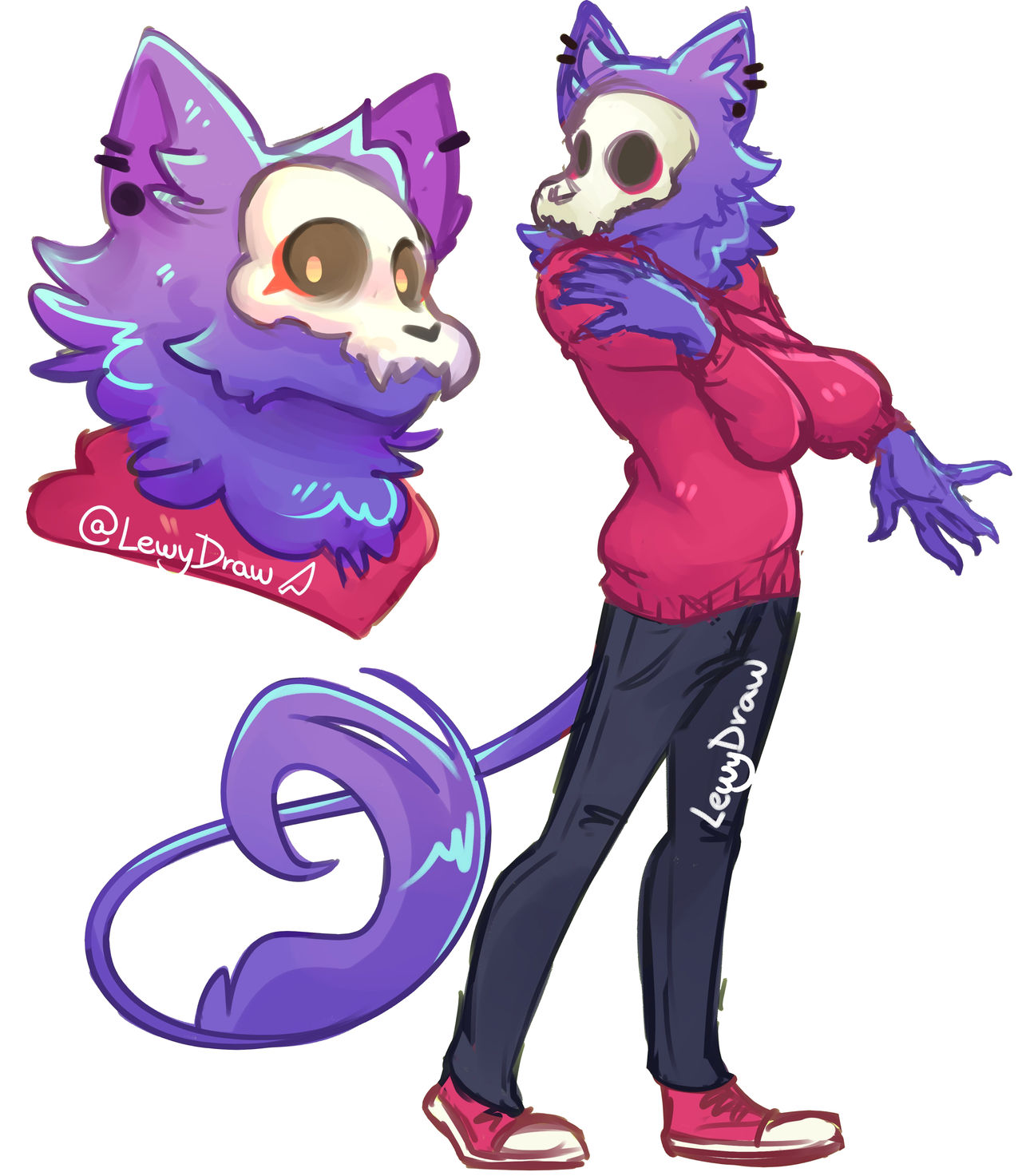 Fursona Concept By Lewydraw On Deviantart