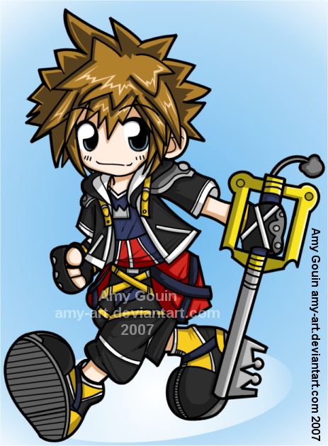 Sora - Kingdom Hearts by amy-art on DeviantArt