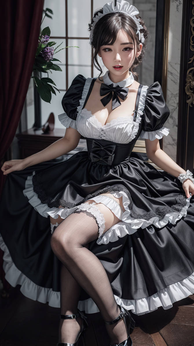 Housemaid Brunette 7 By Pixeldotartist On Deviantart