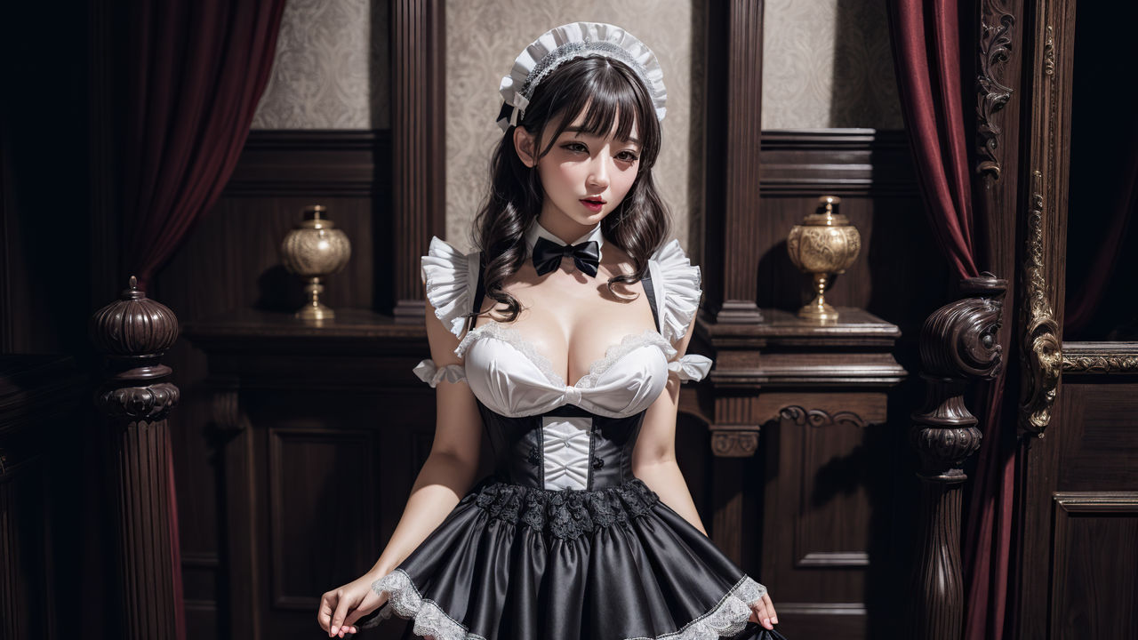 Housemaid Brunette 49 By Pixeldotartist On Deviantart