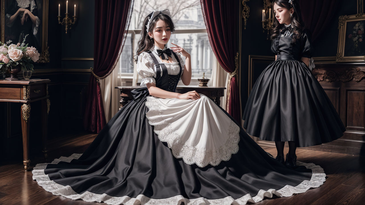 Housemaid Brunette 68 By Pixeldotartist On Deviantart
