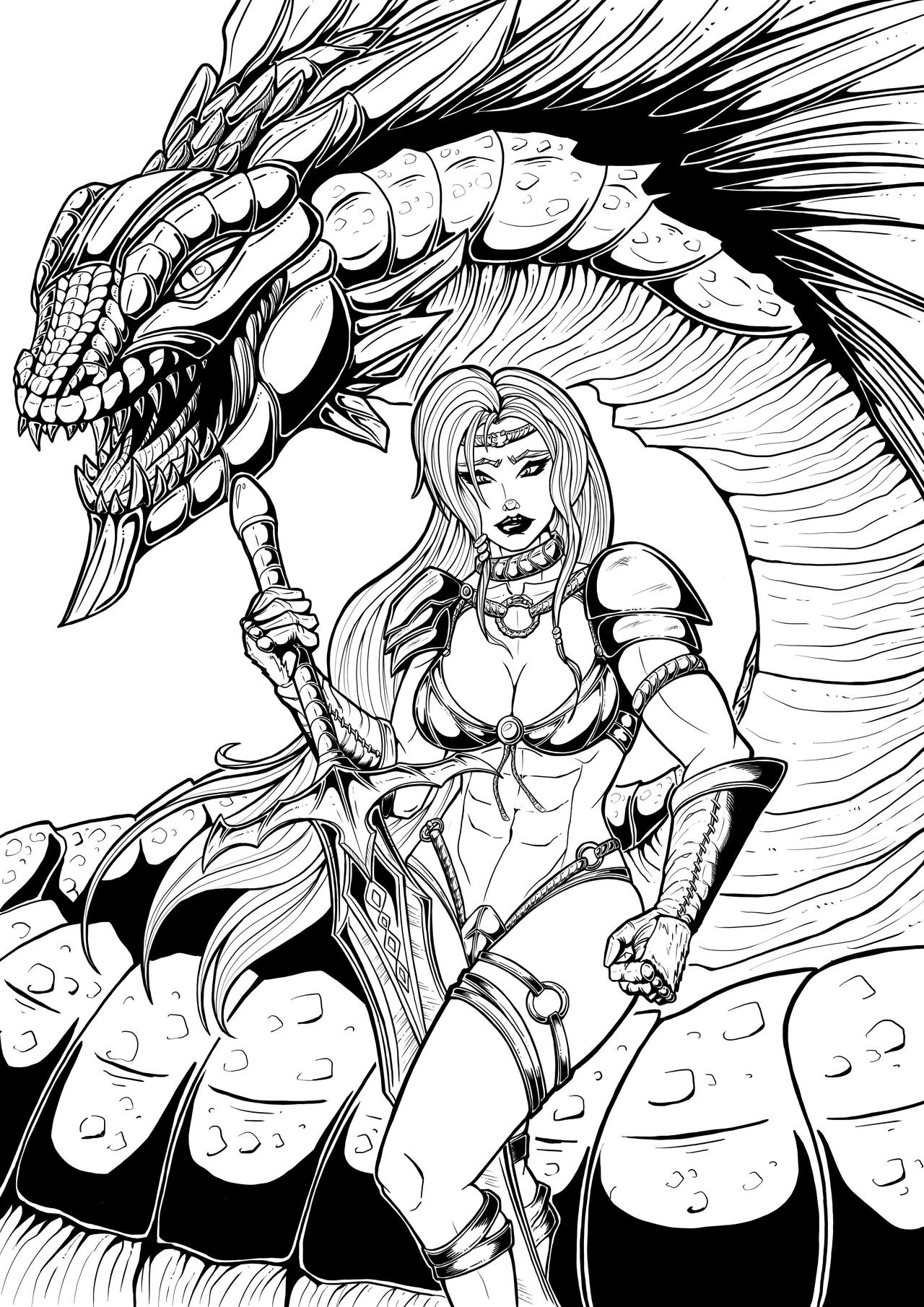 Barbarian Girl By Alex Kzg On Deviantart