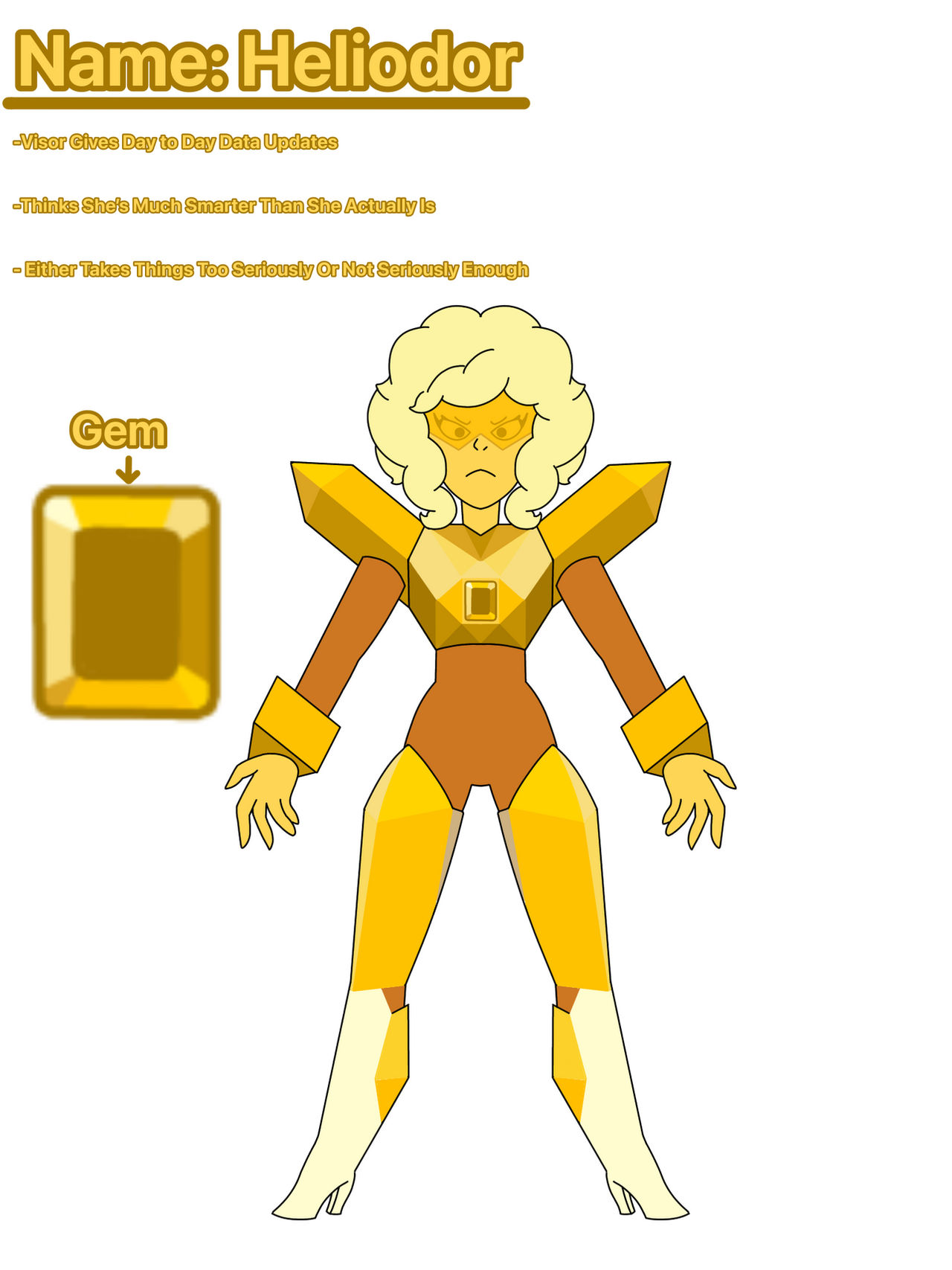 Steven Universe Gem Oc Heliodor By Msg553 On Deviantart