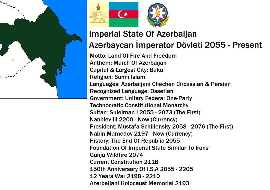 Early Future Azerbaijan 2055 - Present by JohnKoshtaria888 on DeviantArt Early Future Azerbaijan 2055 - Present by JohnKoshtaria888 on DeviantArt