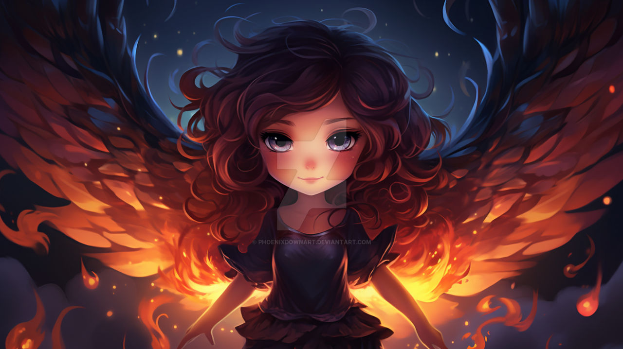 Dark Phoenix Girl By Phoenixdownart On Deviantart