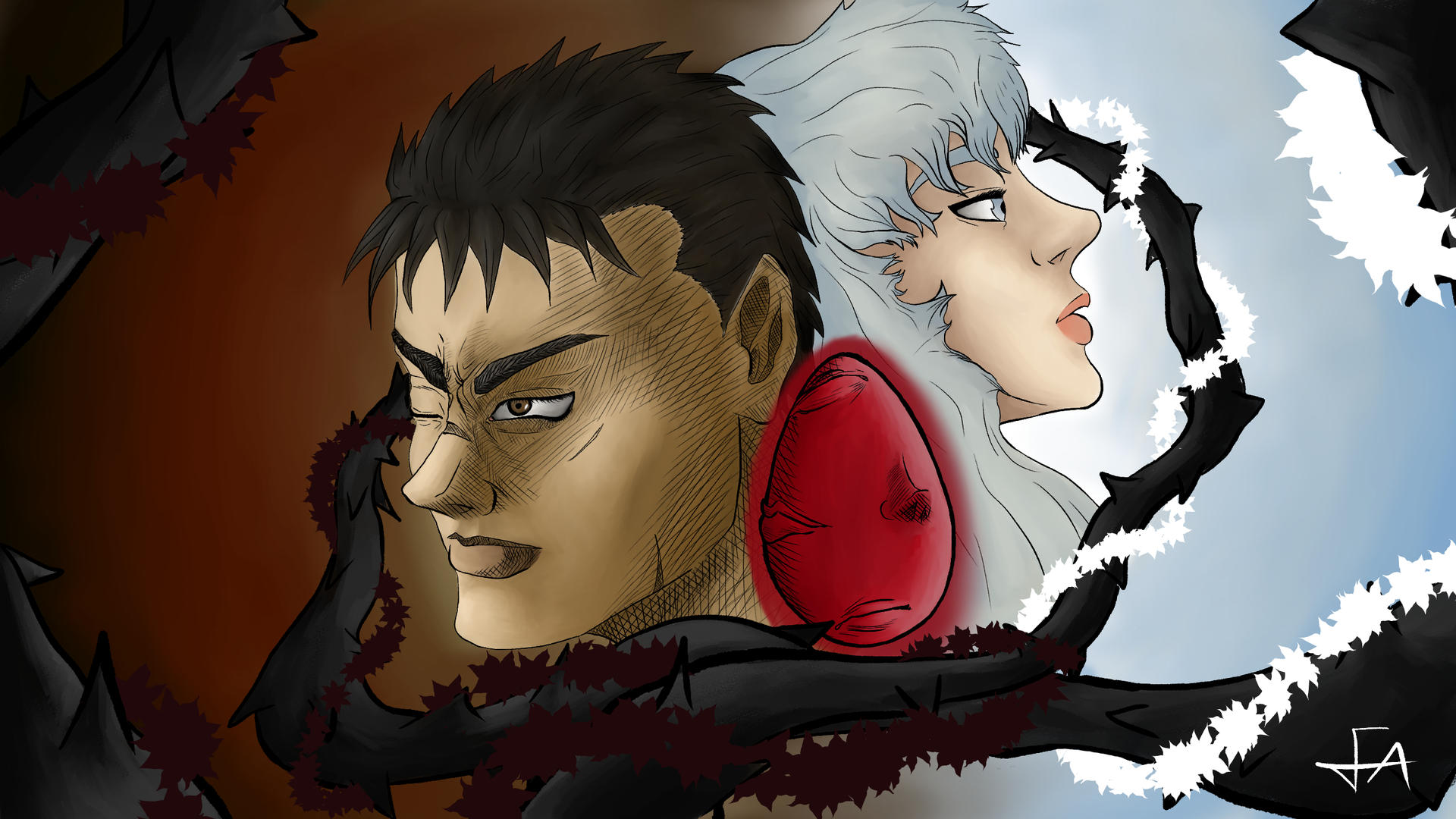 Guts And Griffith By Juanichu78 On Deviantart