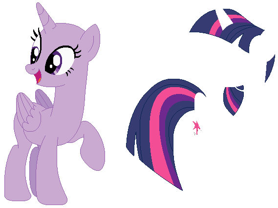Twilight Sparkle Mlp Base 2 By Mak2020 On Deviantart