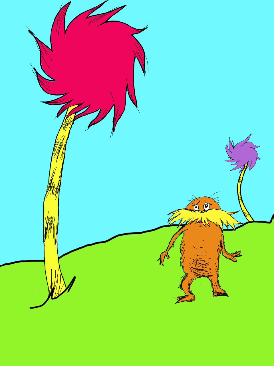 Dr Seuss Characters Lorax