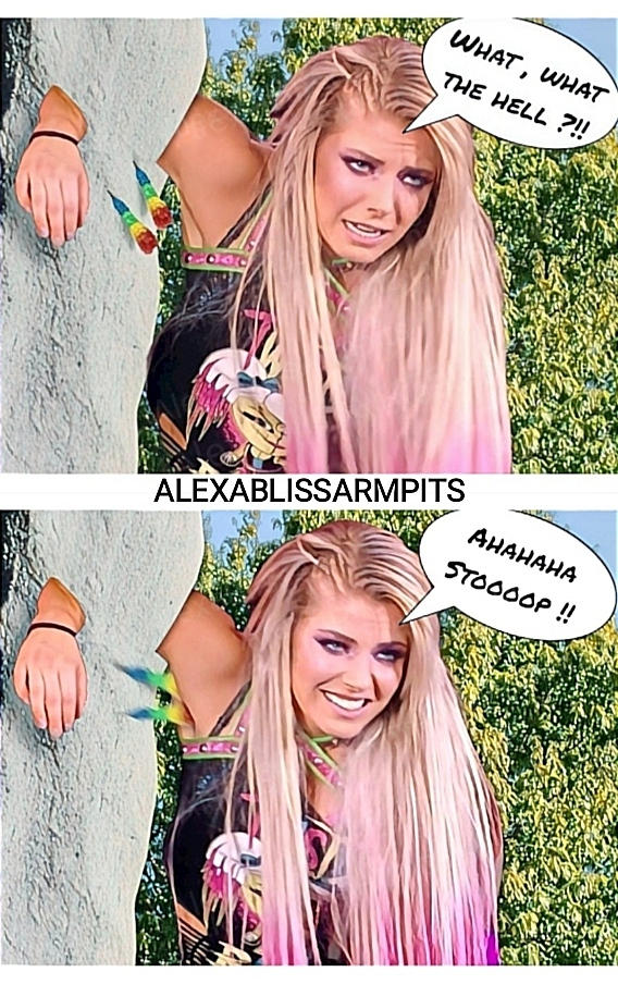 7 Alexa Bliss Stuck And Tickled By Alexablissarmpits On Deviantart