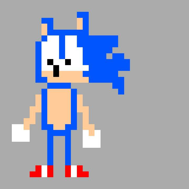 Pixel Sonic By Rafaelbus13 On Deviantart