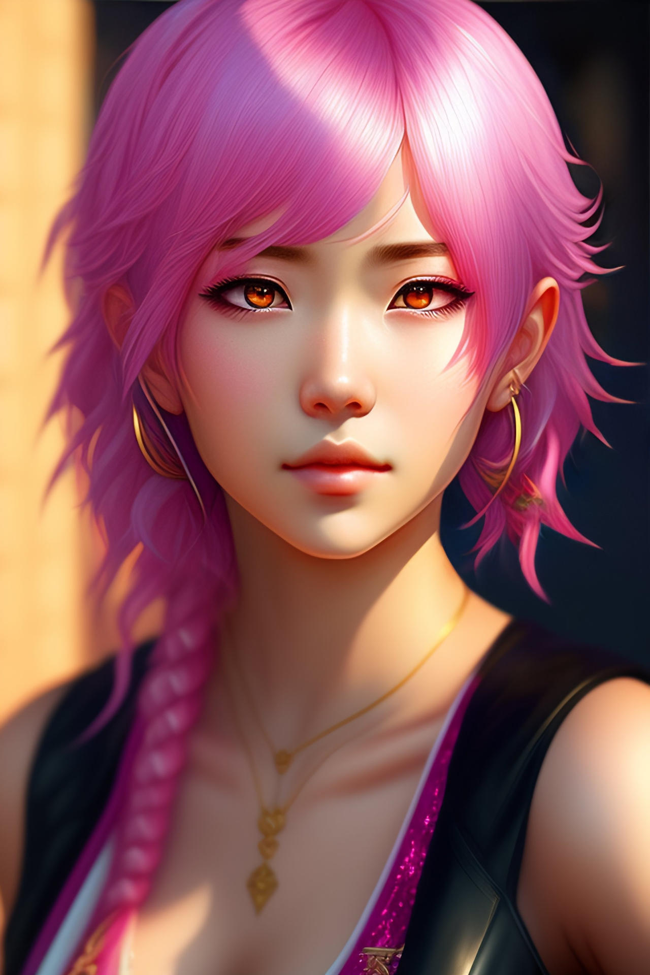 Anime Pink Hair6 By Msart49 On Deviantart