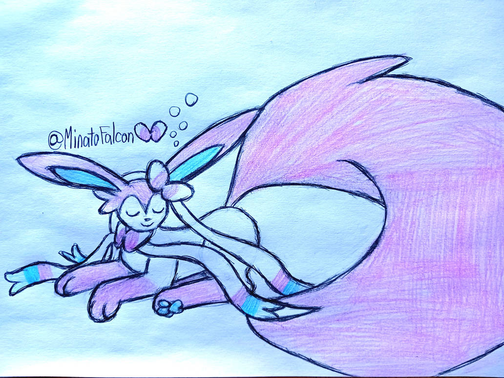Sleeping Sylveon By Minatofalcon On Deviantart