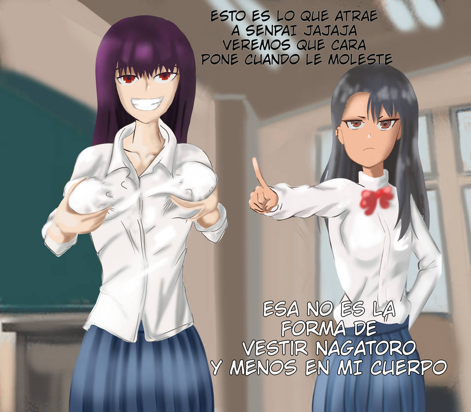 Commission Body Swap De Sana Y Nagatoro By Alda Crea On Deviantart