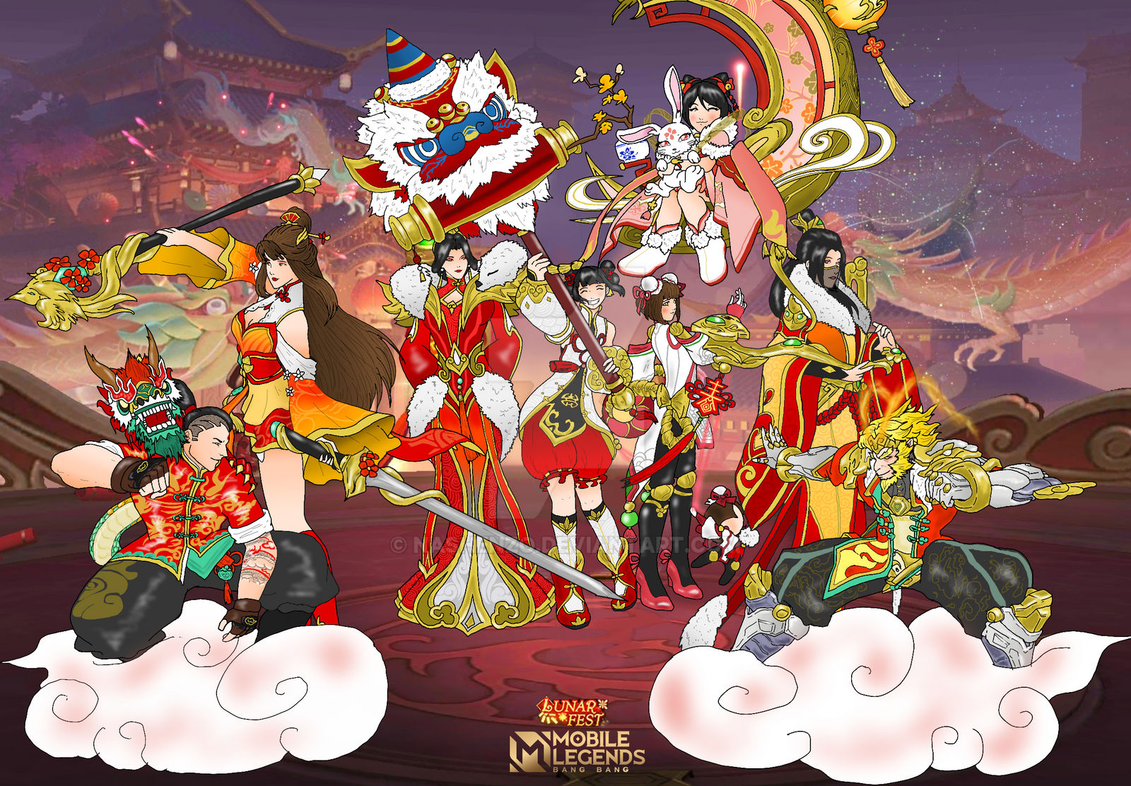 Mobile Legends Lunar Fest Fan Art By Nashenzo On Deviantart