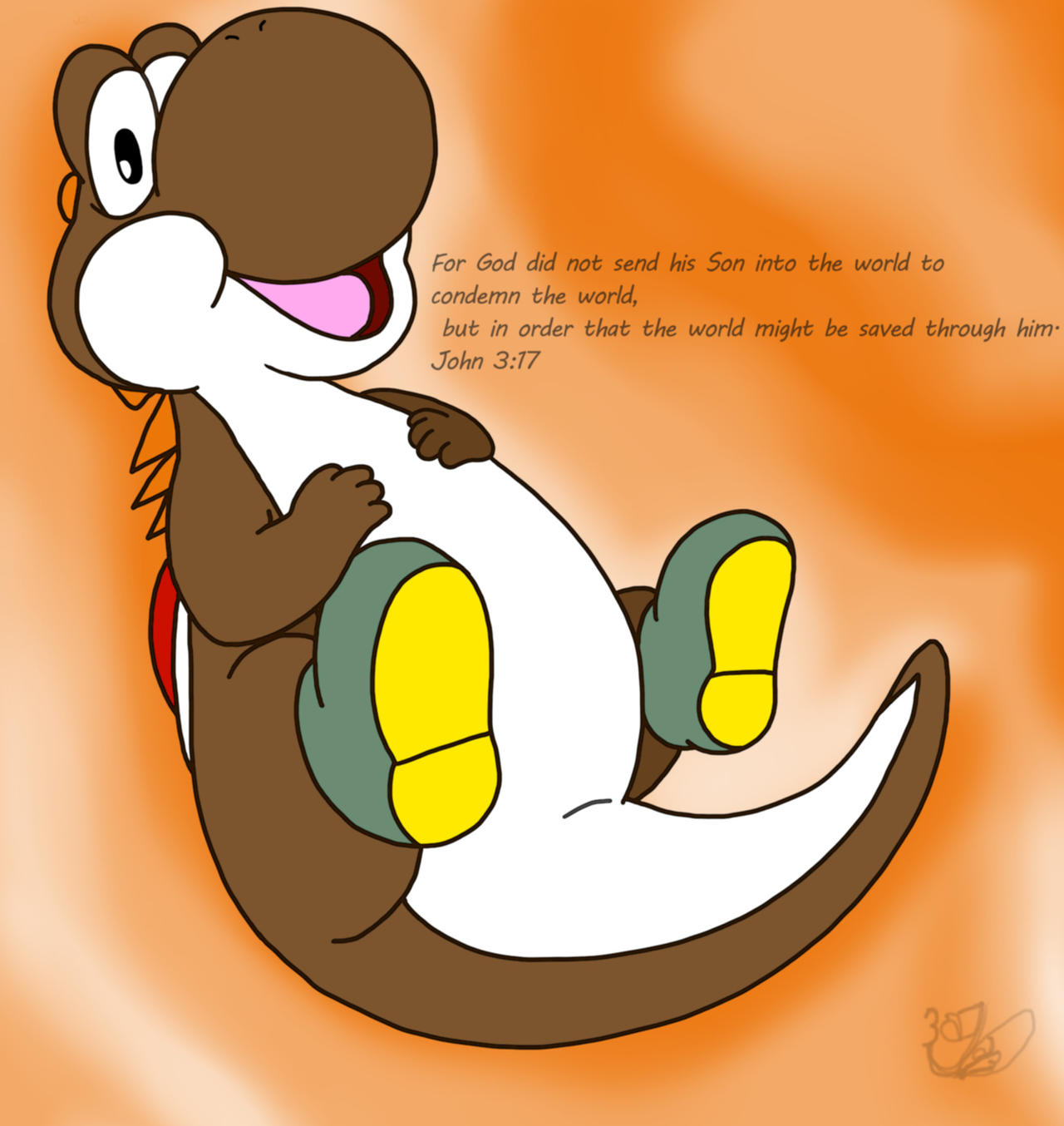 Brownie Yoshi Bible Verse By Modeerfwon On Deviantart
