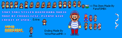 SMAS SMB1 Styled Boomerang Mario by Zhuguli232 on DeviantArt SMAS SMB1 Styled Boomerang Mario by Zhuguli232 on DeviantArt