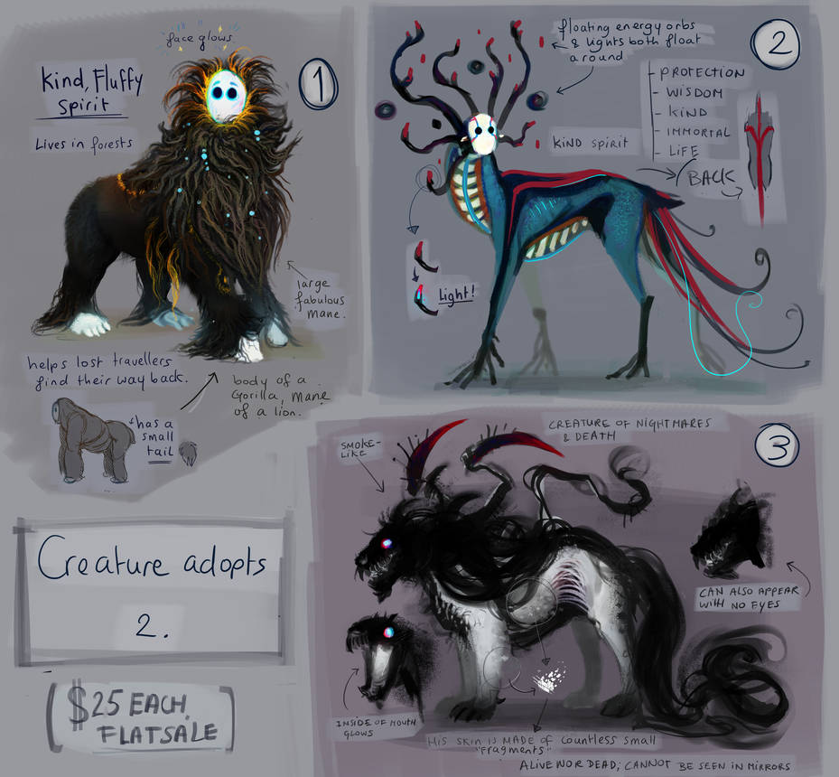 Creature design adopts - Batch2 OPEN by Rammthali on DeviantArt Creature design adopts - Batch2 OPEN by Rammthali on DeviantArt