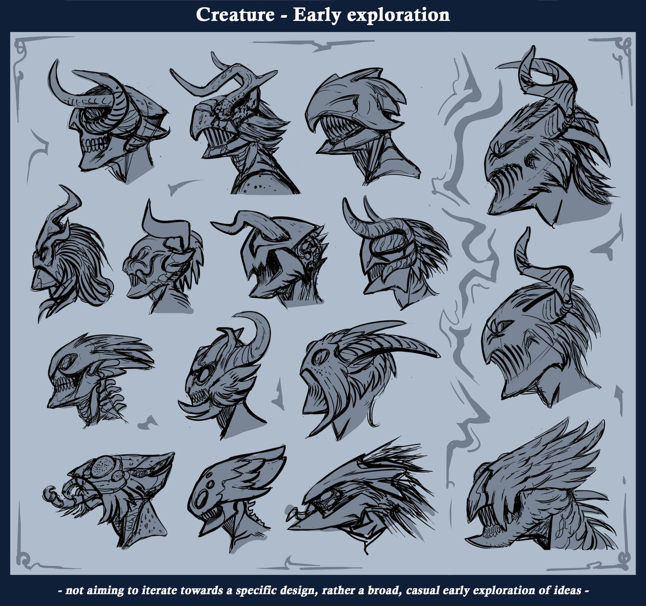 creature exploration sketches by Rammthali on DeviantArt creature exploration sketches by Rammthali on DeviantArt