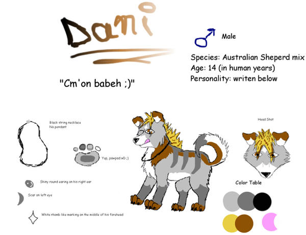 Dani - refsheet by Toppiz on DeviantArt