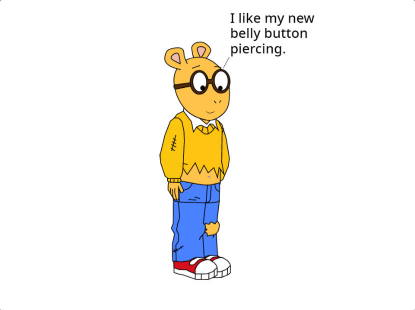 Arthur Likes His Belly Button Piercing By Catarinartes On Deviantart