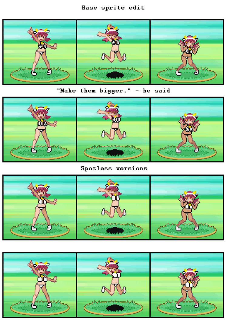 Whitney Cow Bikini Sprite Edit By Mrdrawordie3 On Deviantart