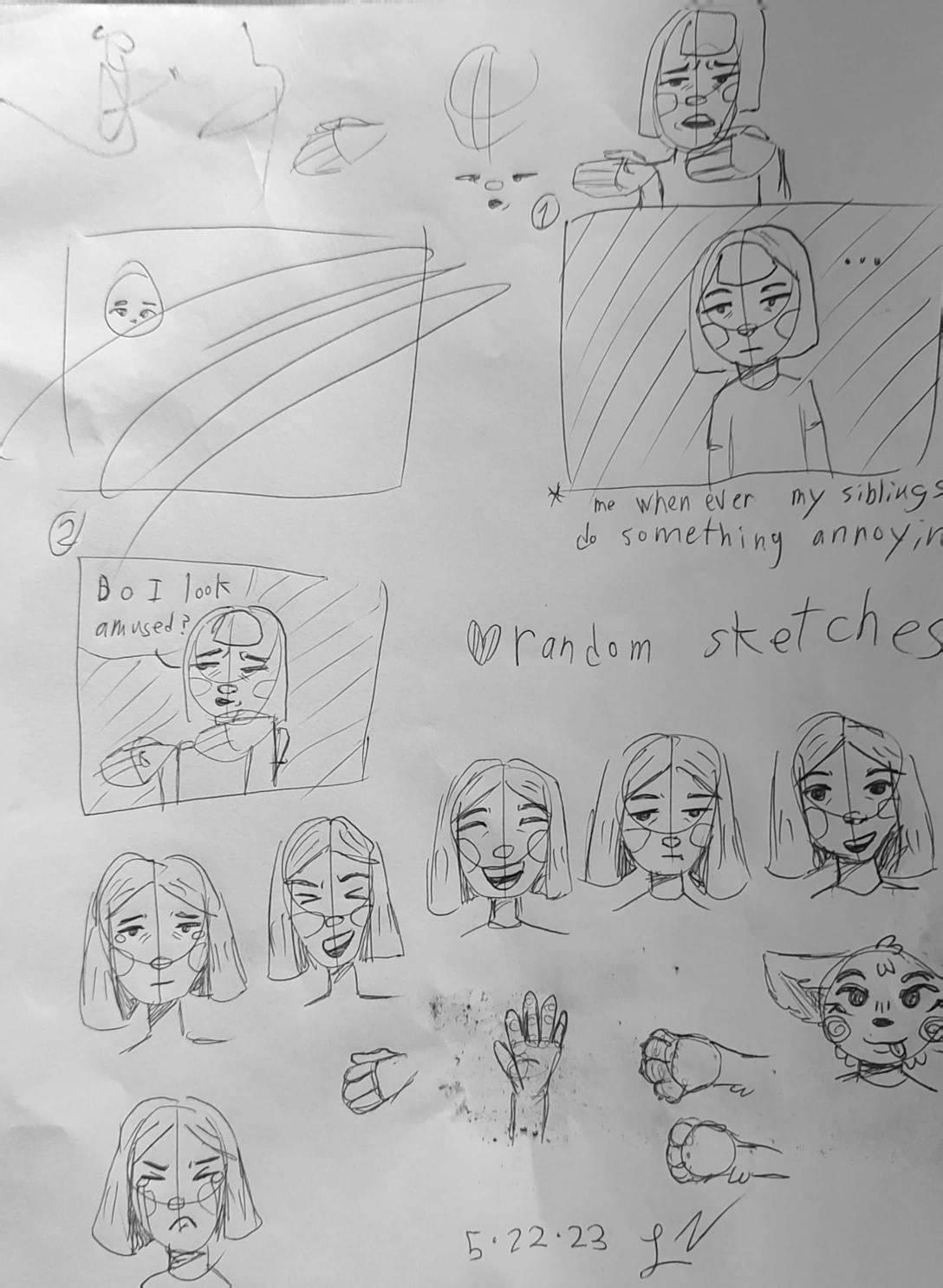 Comiccharacter Random Sketch Page By Lillbill14 On Deviantart