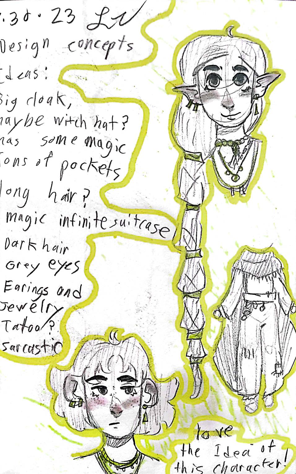 Character Design Process By Lillbill14 On Deviantart