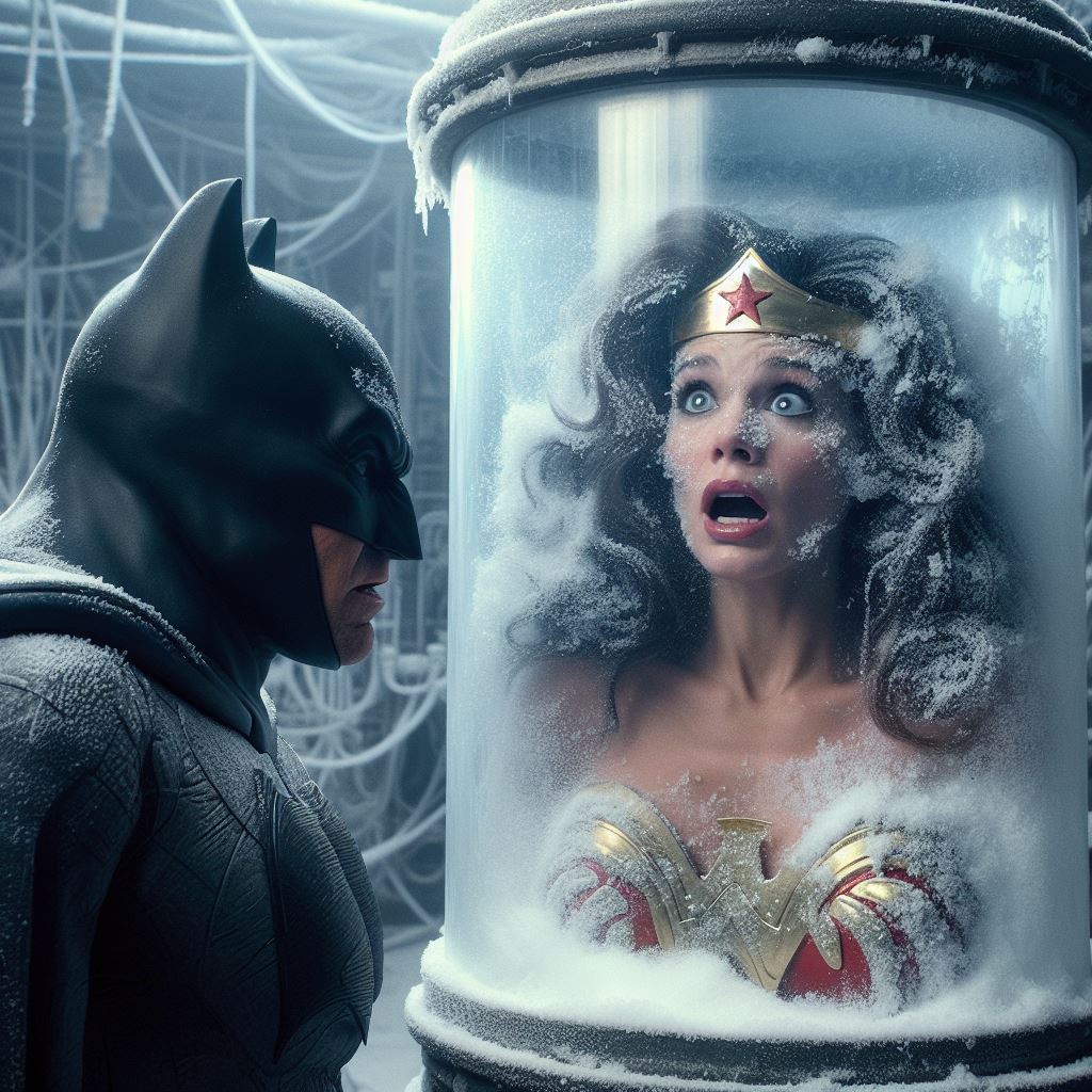 2020s Batman Discovers Frozen 70s Wonder Woman By Archivebat On Deviantart
