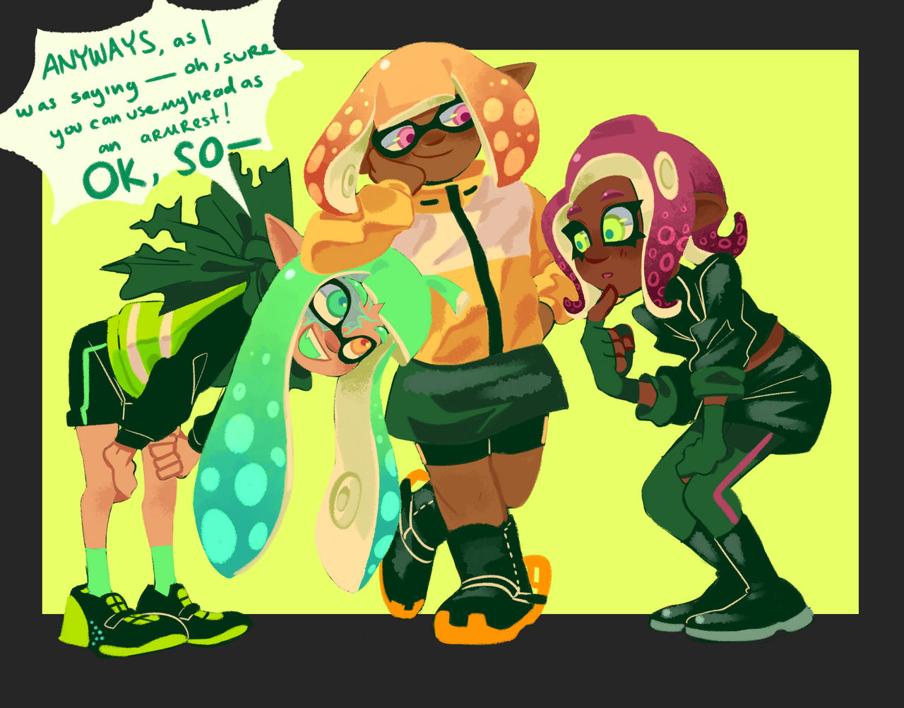 Splatoon Agents By Pastelwing On Deviantart