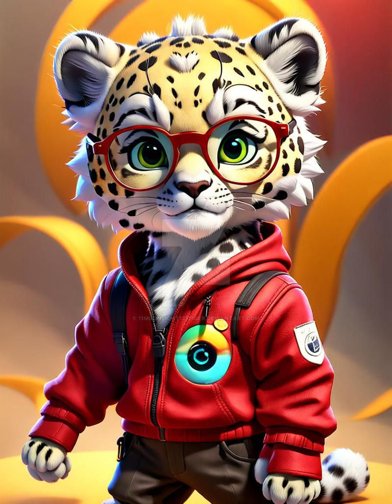 Male Snow Leopard Cub Ai By Me By 11moonlight123tiger On Deviantart
