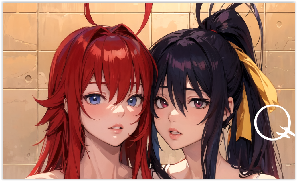 Rias X Akeno Selfie By Guloyu84 On Deviantart