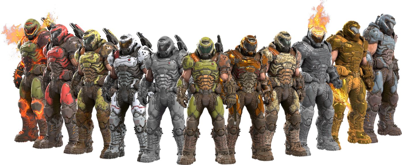 Doom Slayer (All Skins) by Yare-Yare-Dong on DeviantArt Doom Slayer (All Skins) by Yare-Yare-Dong on DeviantArt