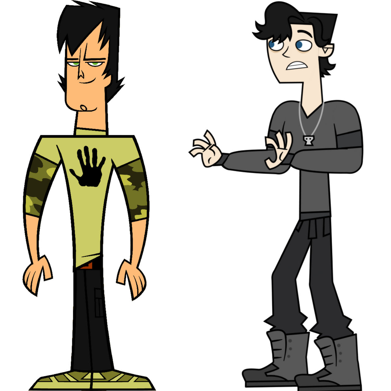 Trent And Hunter Total Dramadisventure Camp By Ebotizer On Deviantart