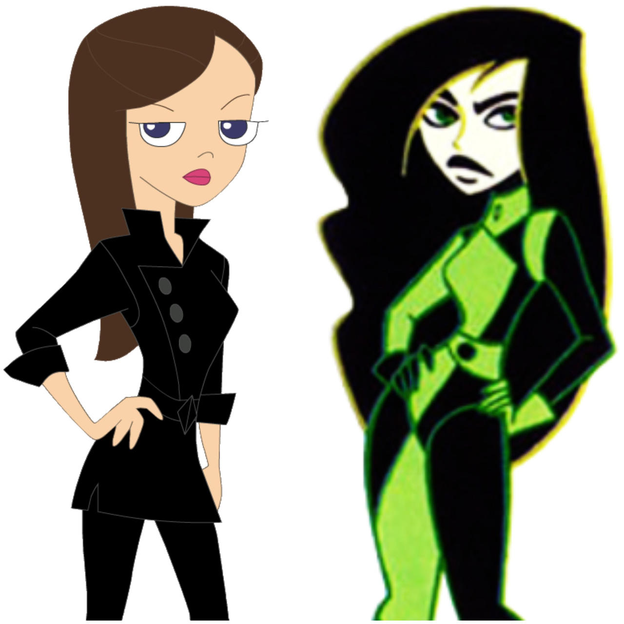 Vanessa And Shego Phineas And Ferbkim Possible By Ebotizer On Deviantart