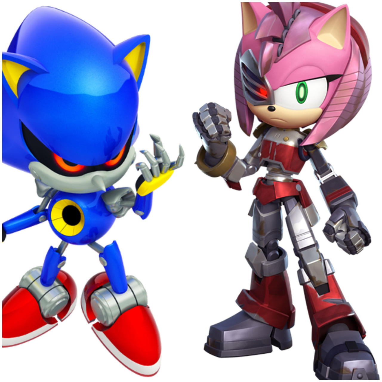 Metal Sonic And Rusty Rose By Ebotizer On Deviantart