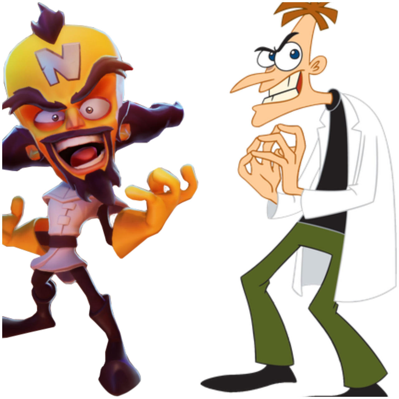 Cortex And Doofenshmirtz Crashphineas And Ferb By Ebotizer On Deviantart