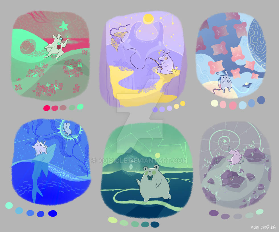 Color Palette Challenge Blobs by Koisicle on DeviantArt Color Palette Challenge Blobs by Koisicle on DeviantArt