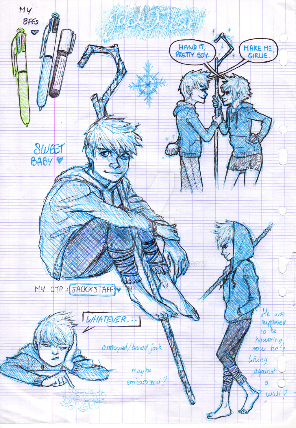 Jack Frost Doodles By Julialost On Deviantart