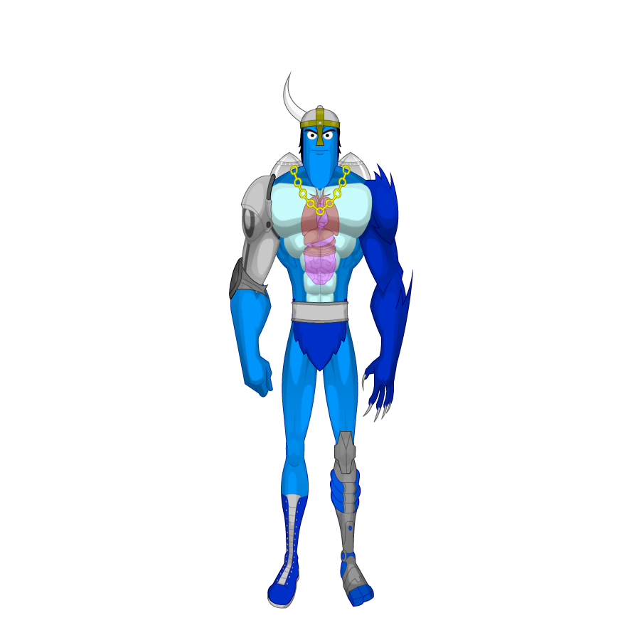 The Bloo Superdude By Trasegorsuch On Deviantart