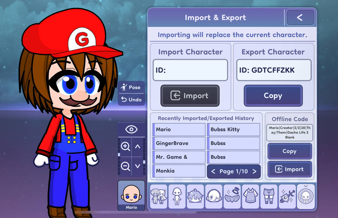I Made Mario In Gacha Life 2 By Alexcx010 On Deviantart