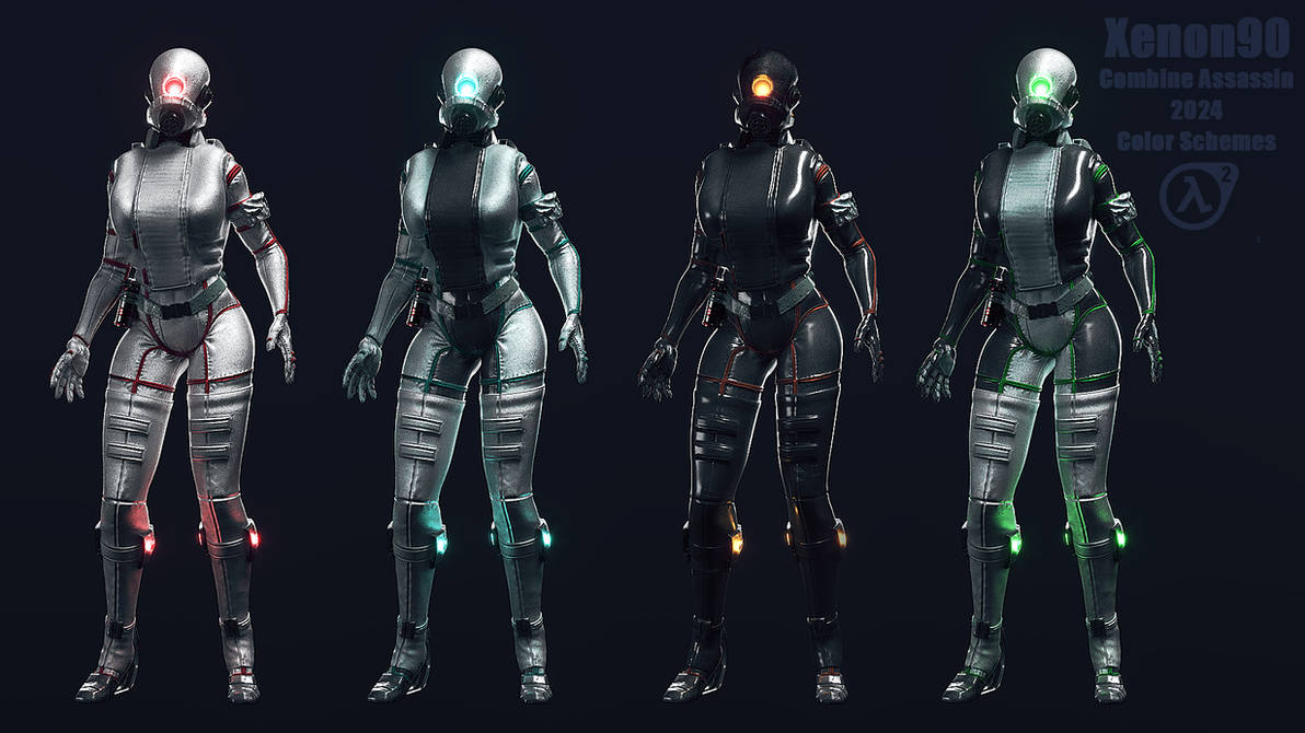 Hl2 Beta Combine Assassin Color Schemes By Xenon90 On Deviantart