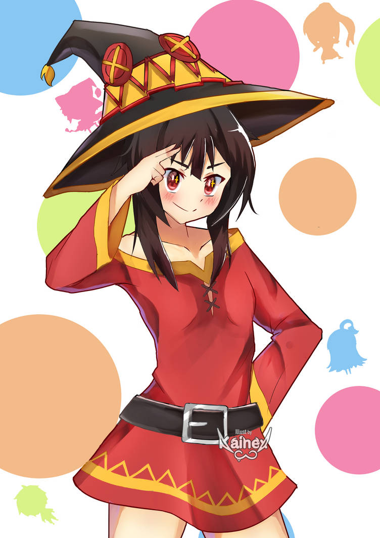 Megumin Konosuba Fanart~ By Kainex19 On Deviantart