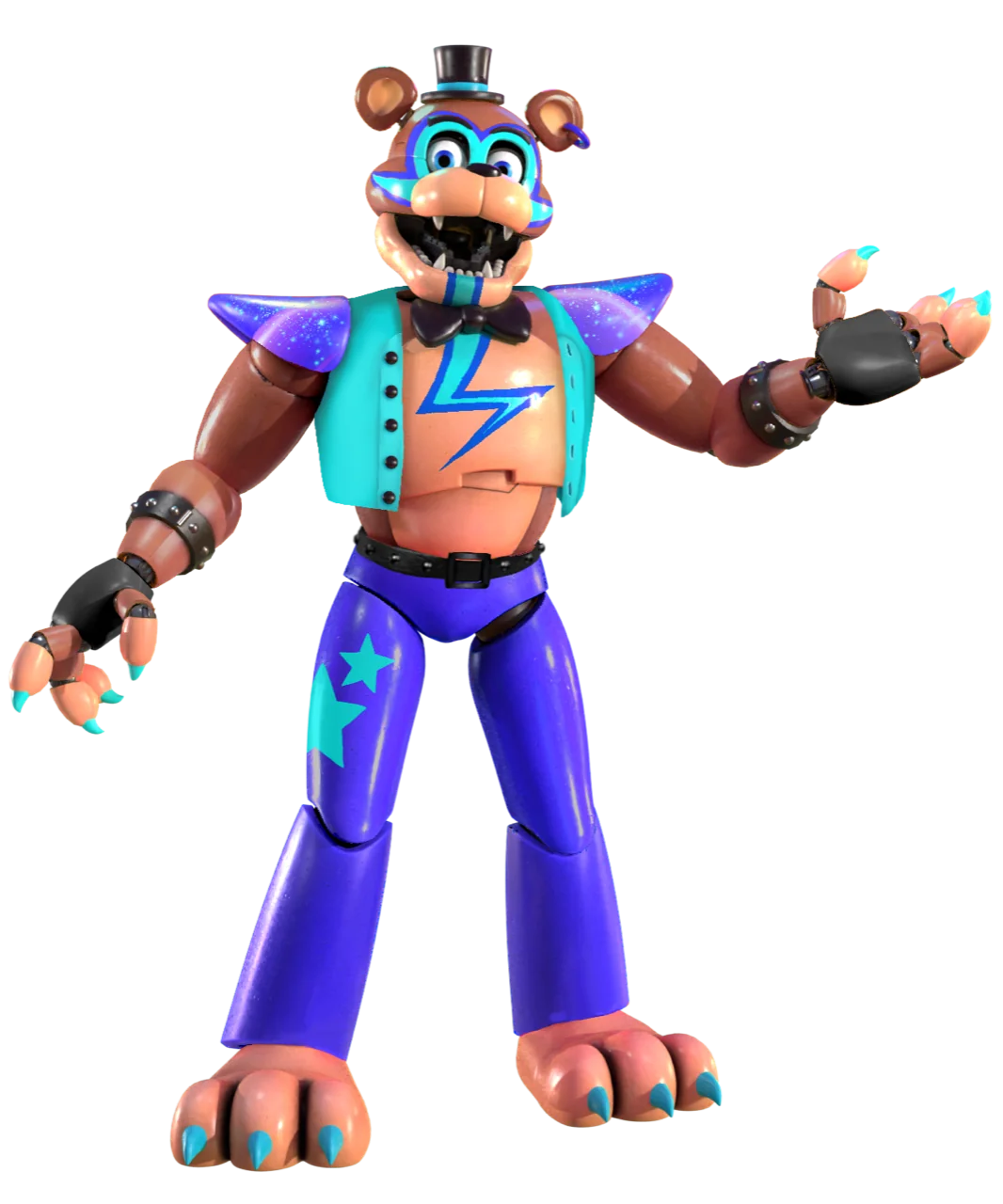 Retextured Glamrock Freddy Full Body By Mrwitheredfreddy On Deviantart