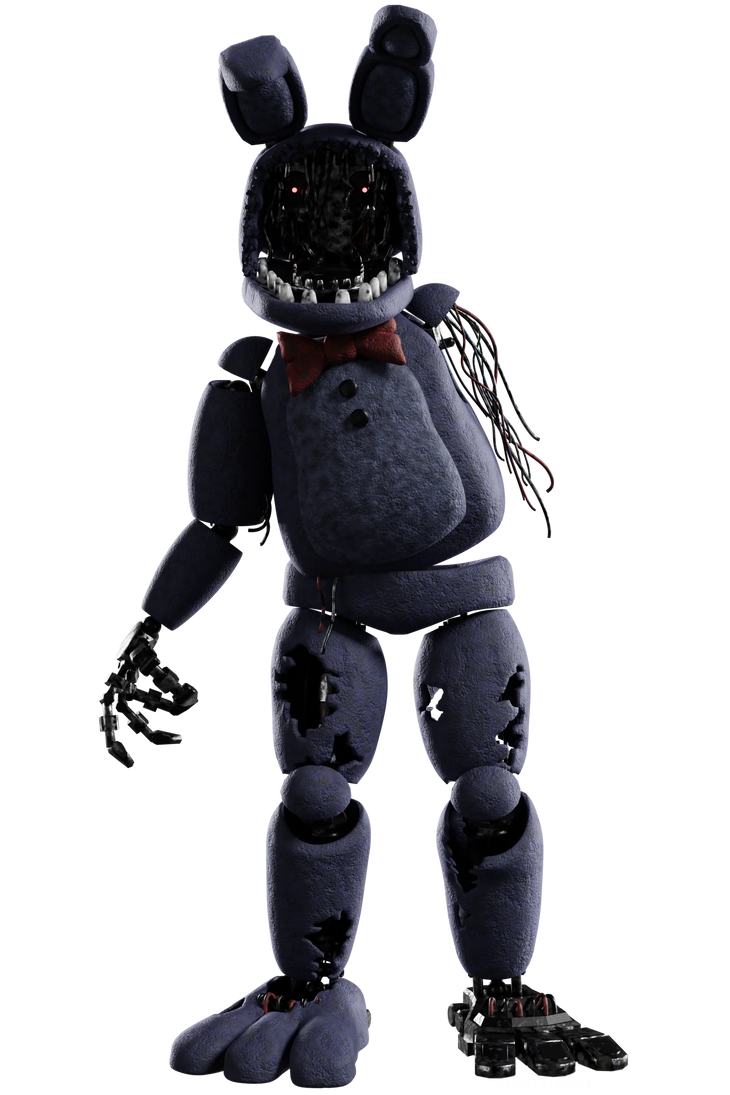 Retexture Withered Bonnie Full Body By Mrwitheredfreddy On Deviantart