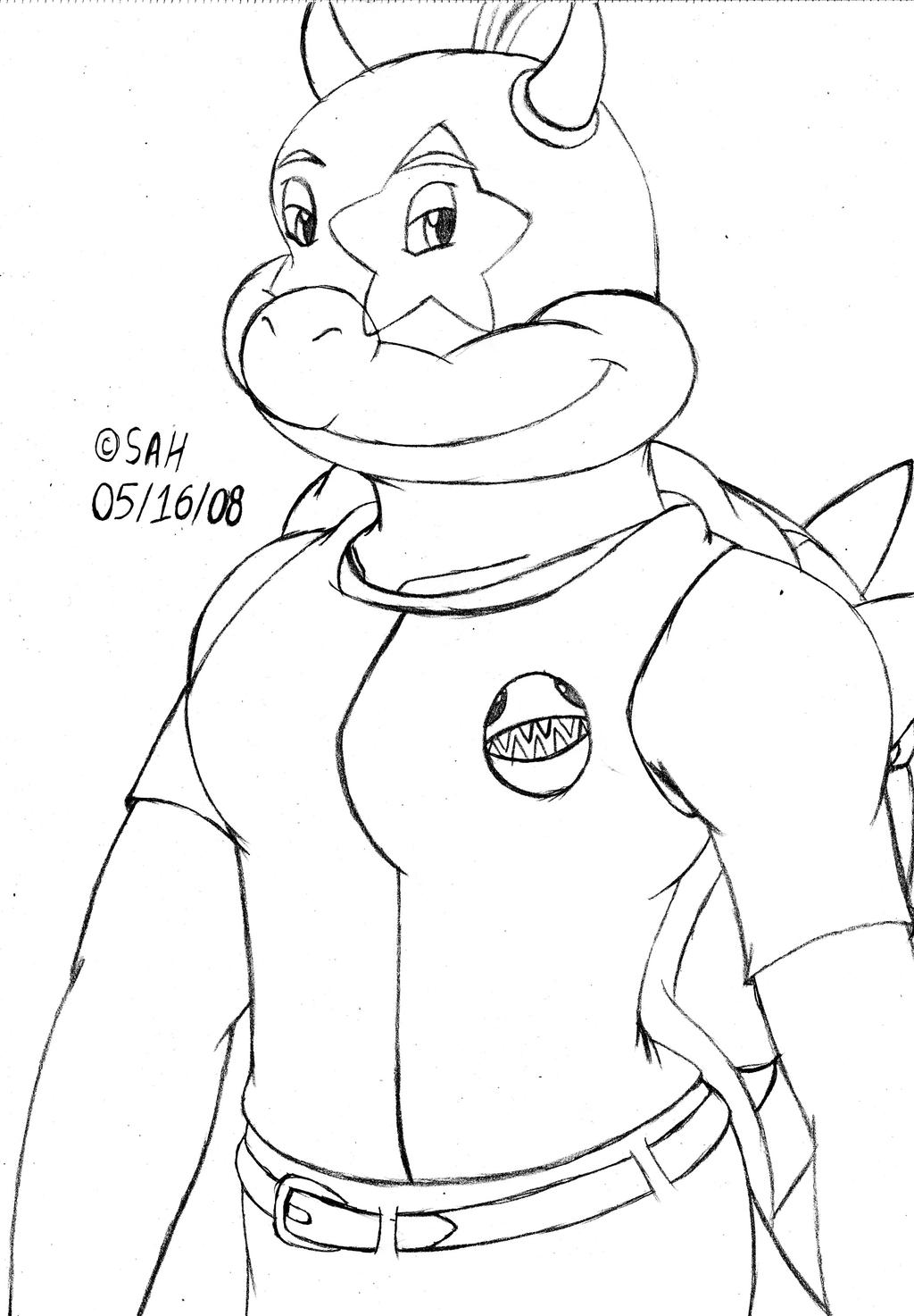 Adult Morton Koopa Jr By Silverhammerbro On Deviantart